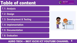 IGCSE ICT - The Systems Life Cycle - Ajiro Tech | PDF