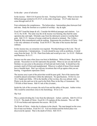 The tabernacle | DOC