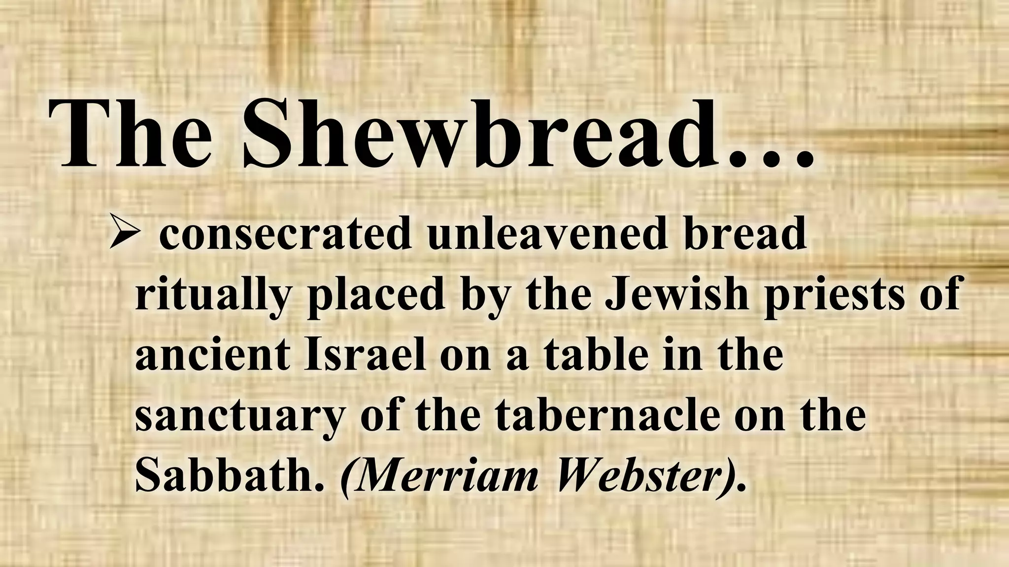 The Table of Showbread.pptx