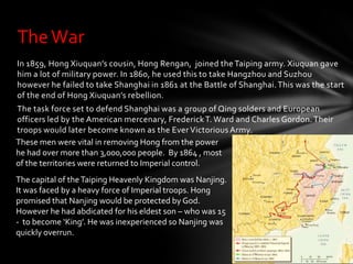 The Taiping Rebellion | PPTX