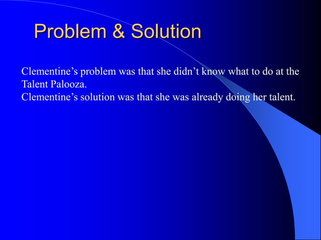 The Talented Clementine | PDF