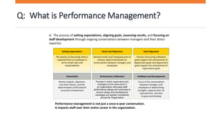 The Talent Management Navigator Performance Management | PPT