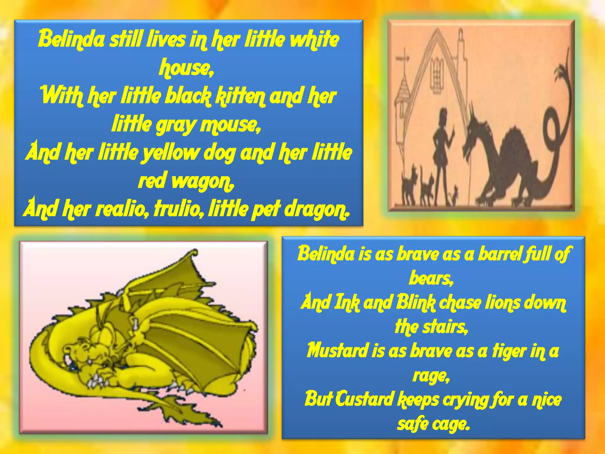 The tale of custurd the dragon | PPTX