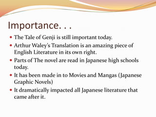 The Tale of Genji PowerPoint | PPTX