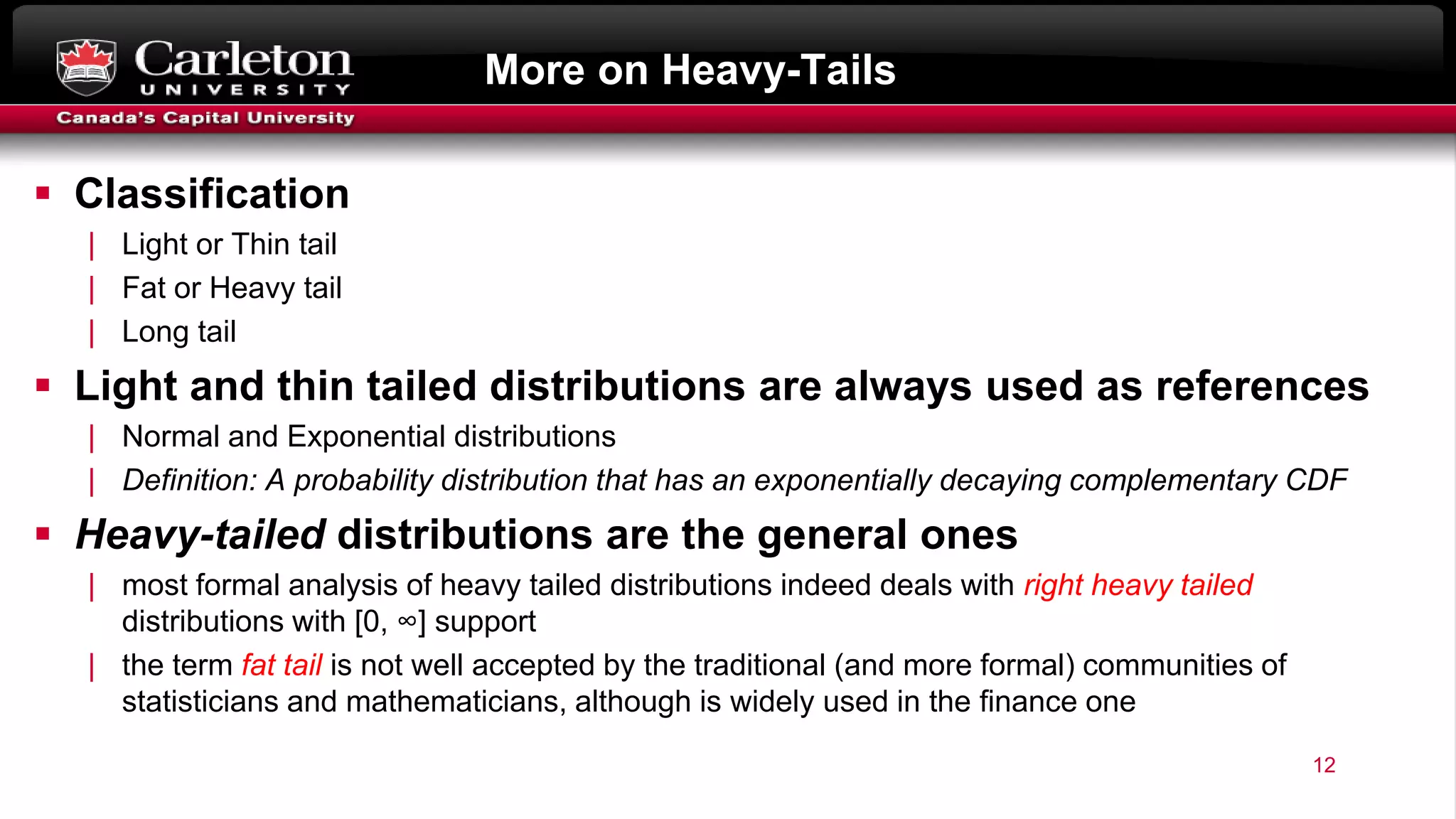 The tale of heavy tails in computer networking | PPT
