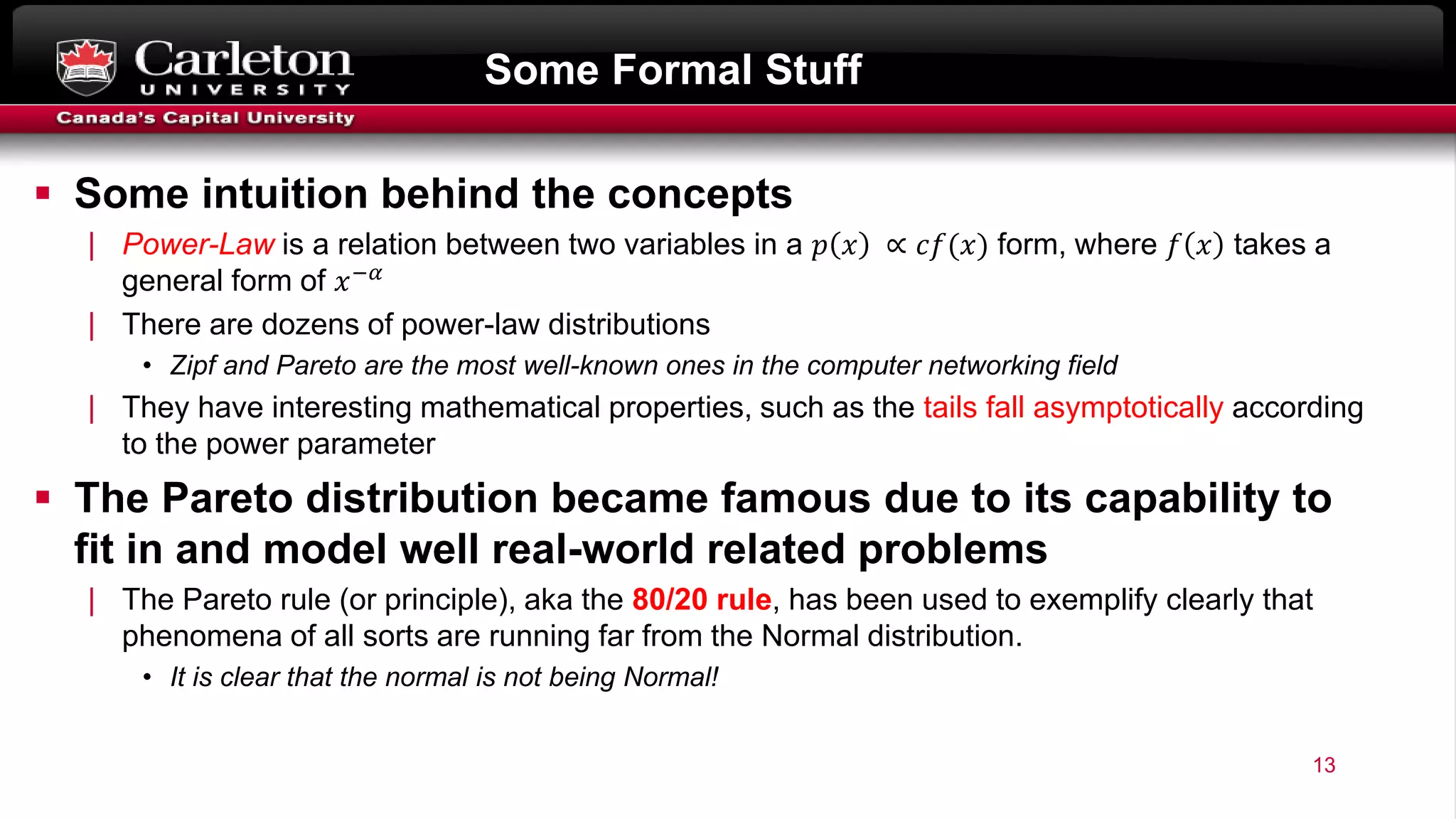 The tale of heavy tails in computer networking | PPT