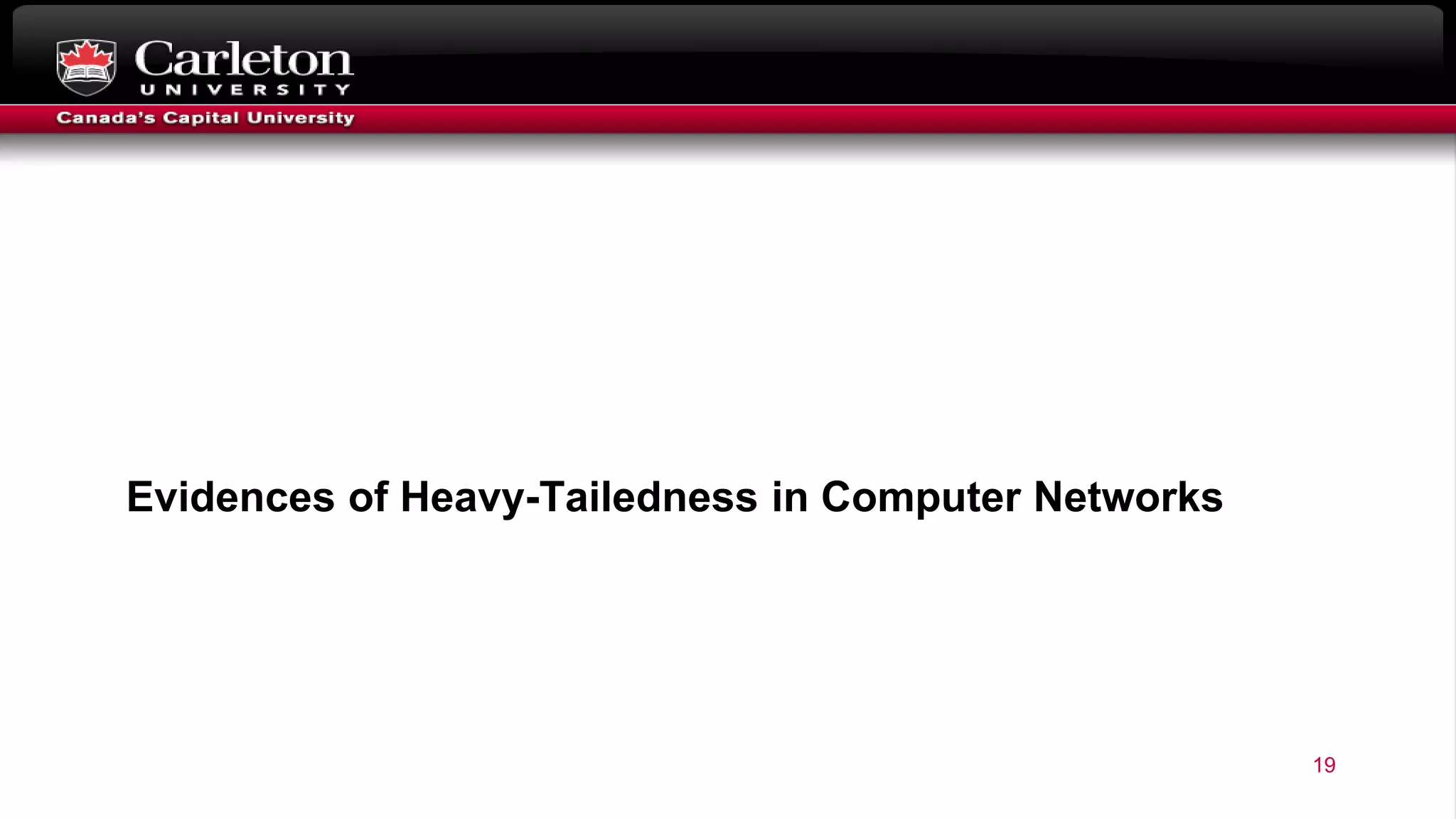 The tale of heavy tails in computer networking | PPT