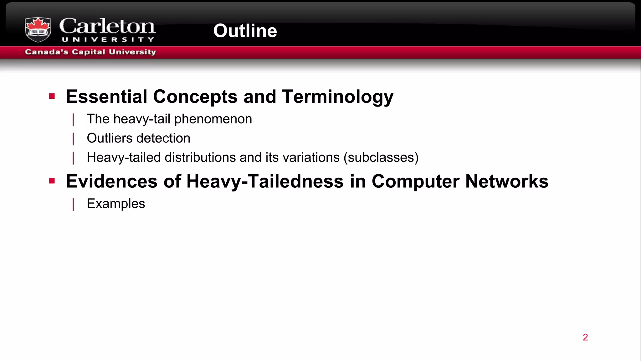 The tale of heavy tails in computer networking | PPT