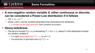 The tale of heavy tails in computer networking | PPT