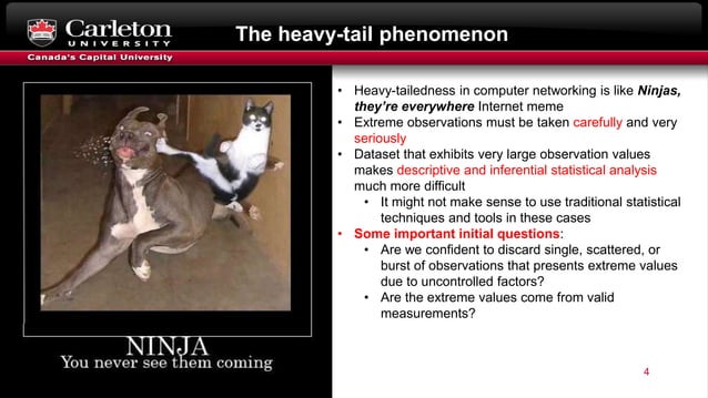 The tale of heavy tails in computer networking | PPT