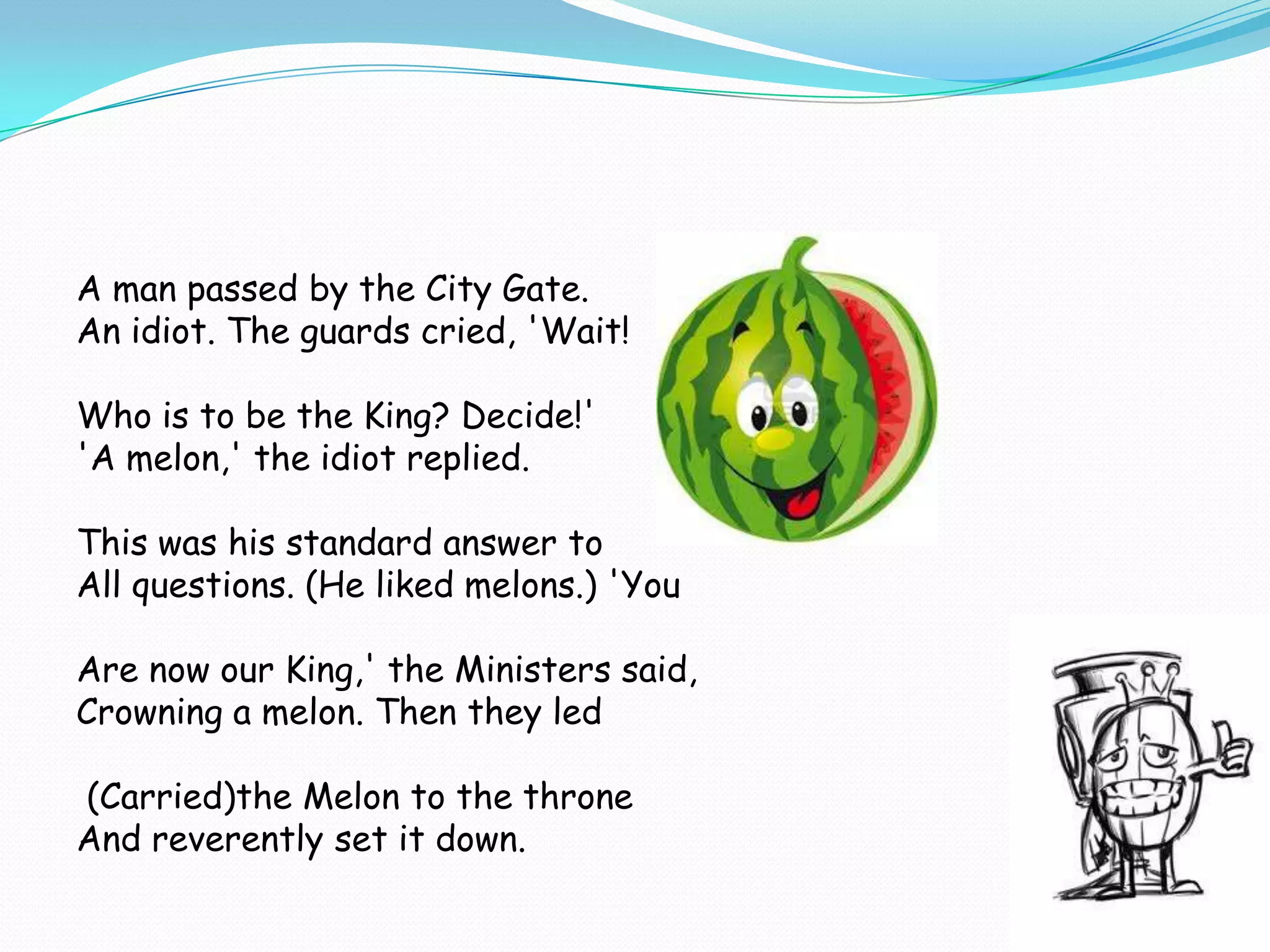 The tale of melon city | PPTX