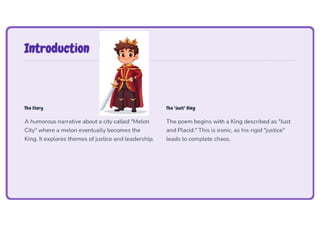 The Tale of Melon City poem ppt by Sahasra | PDF