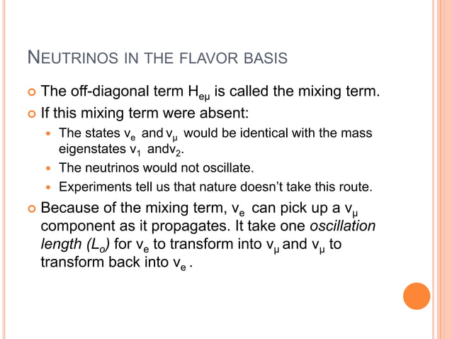 The tale of neutrino oscillations | PPTX