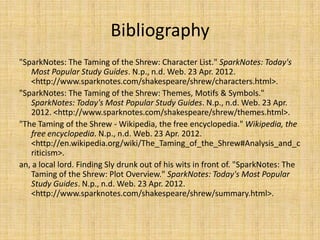 The taming of the shrew | PPTX