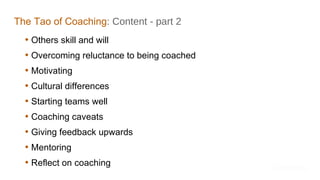 The Tao of Coaching | PPT