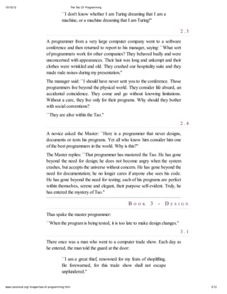 The tao of programming | PDF