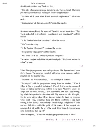 The tao of programming | PDF