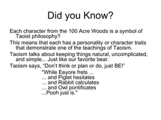 The tao of winnie the pooh | PPT