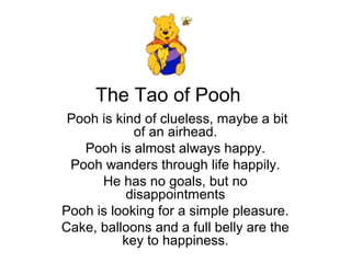 The tao of winnie the pooh | PPT