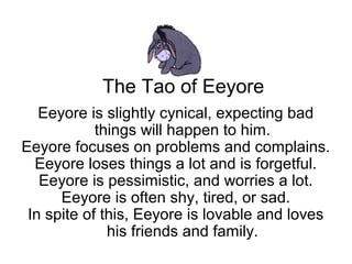 The tao of winnie the pooh | PPT