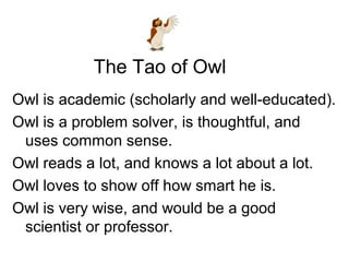 The tao of winnie the pooh | PPT