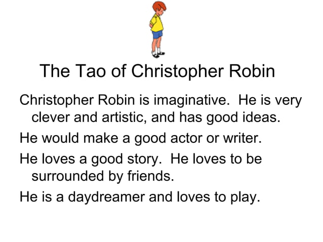 The tao of winnie the pooh | PPT