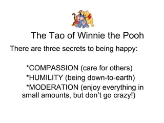 The tao of winnie the pooh | PPT