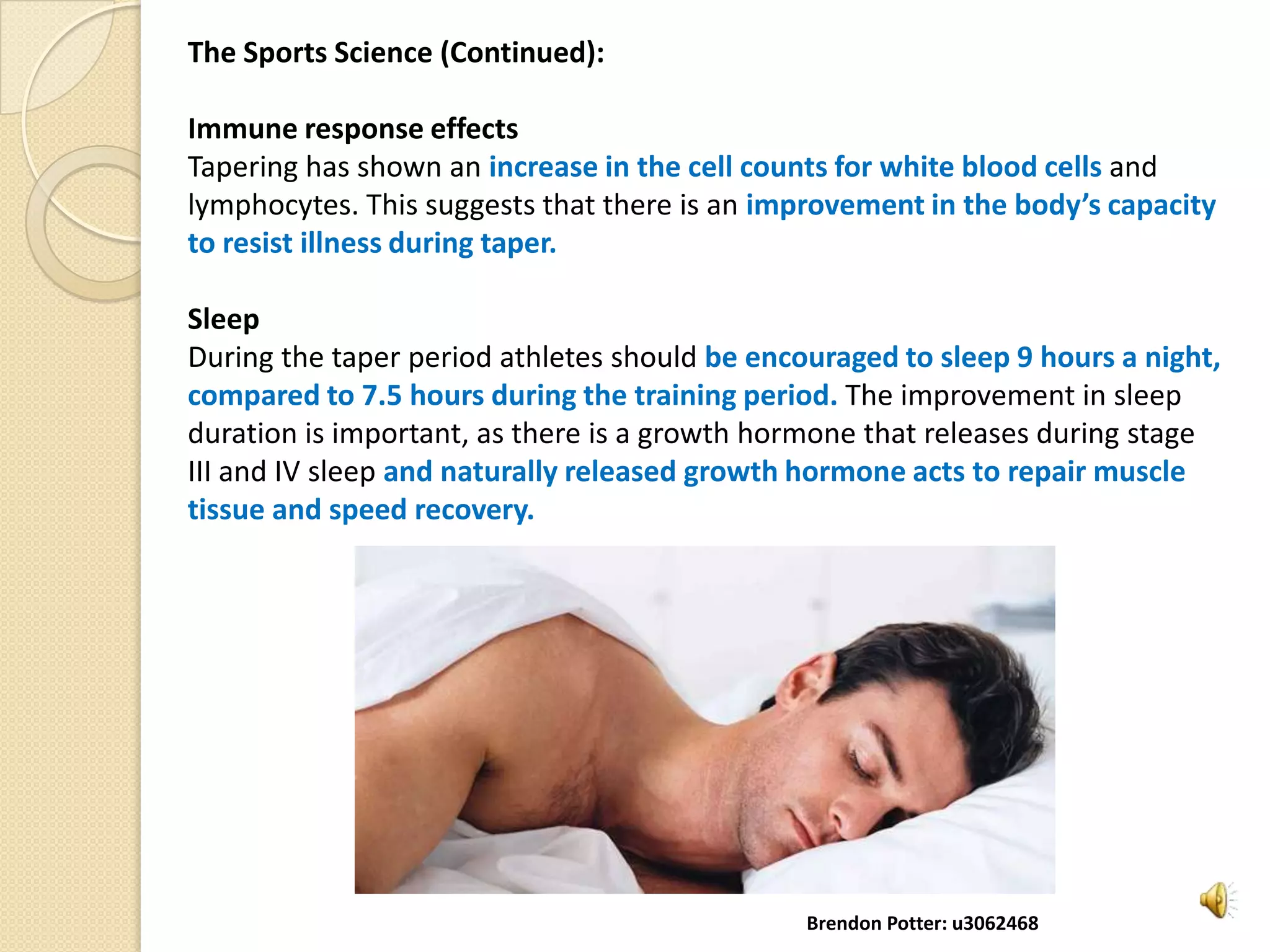 The Taper Effect - The art and science of coaching | PPSX