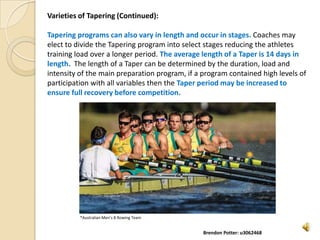 The Taper Effect - The art and science of coaching | PPSX