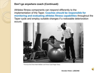 The Taper Effect - The art and science of coaching | PPSX
