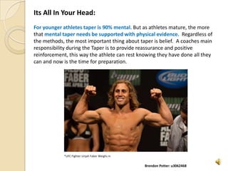 The Taper Effect - The art and science of coaching | PPSX