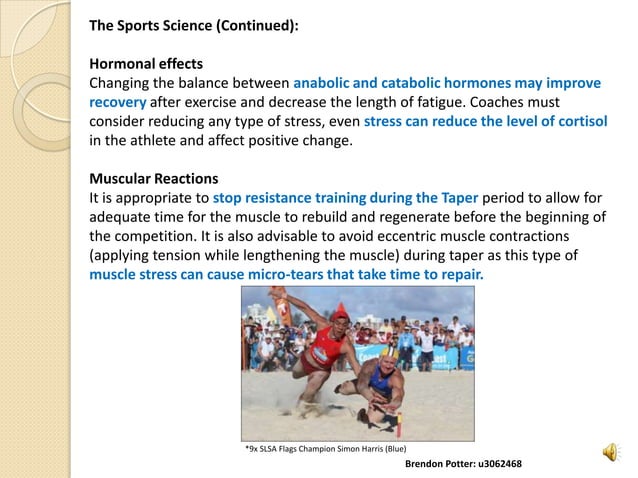 The Taper Effect - The art and science of coaching | PPSX | Physical ...