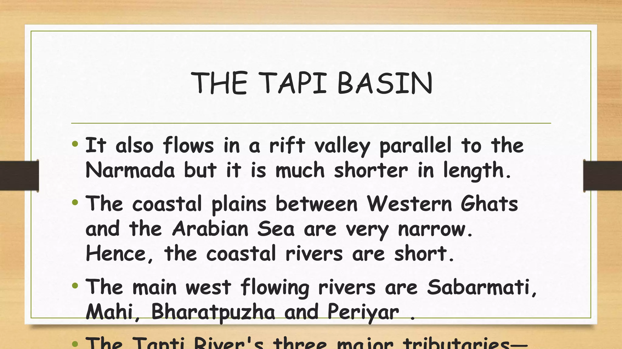 The tapi basin | PPTX