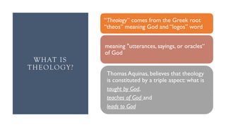 The Task of Christian Theology Part 1.pptx | Christianity | Religion ...