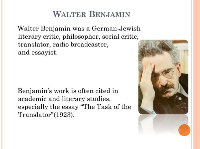 The Task of the Translator | PDF | Books and Literature