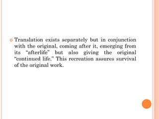 The Task of the Translator | PDF