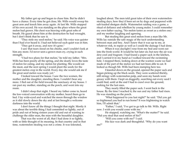 The Taste of Melon | PDF