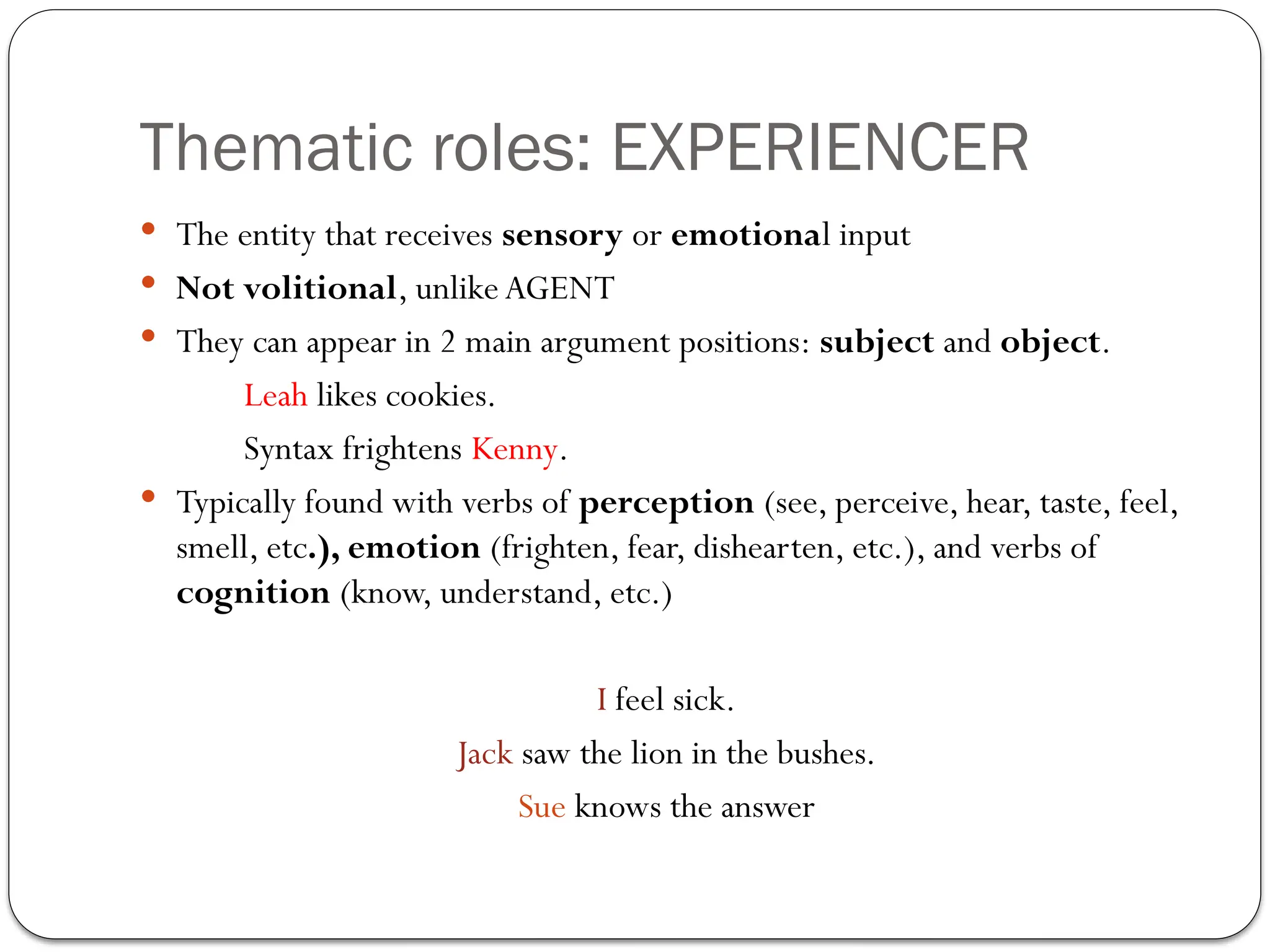 Theta theory structure - English linguistics | PPTX