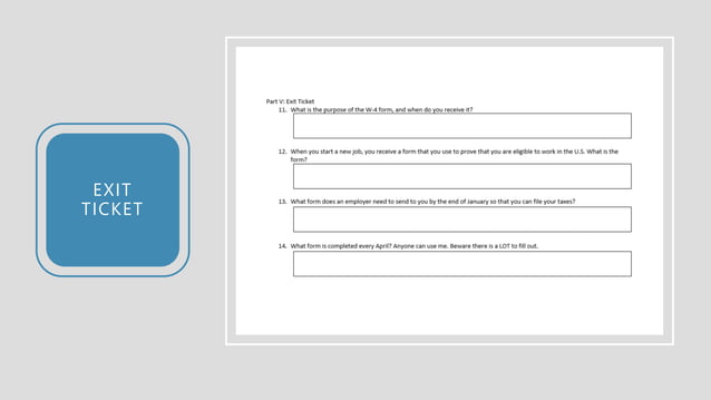 The Tax Cycle - W-4 Form.pptx