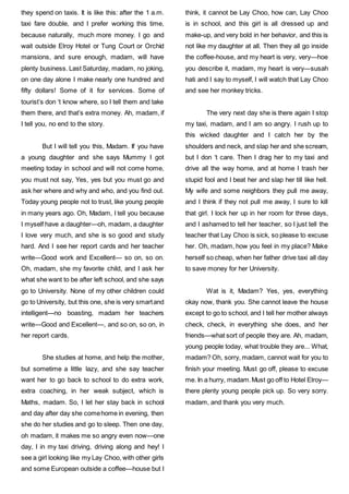 The taximan | DOCX