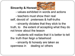 The teacher from Principles of Teaching 1 | PPTX