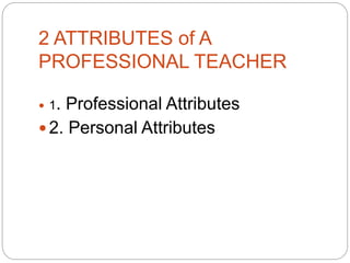 The teacher | PPTX