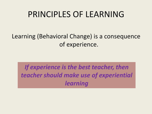 Principles of Teaching | PPTX | Education