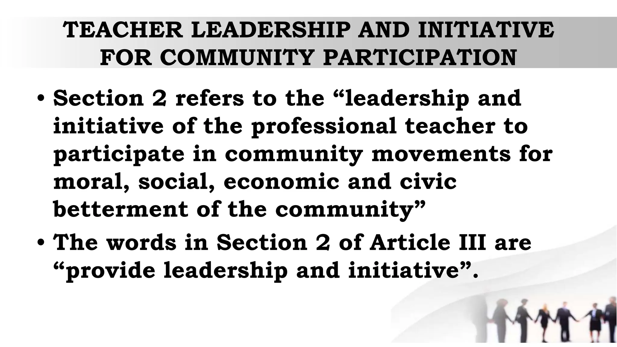 theteacherandthecommunity-230319042529-59b8f42d.pdf | Professional School | Postgraduate Education