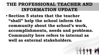 THE TEACHER AND THE COMMUNITY.pptx