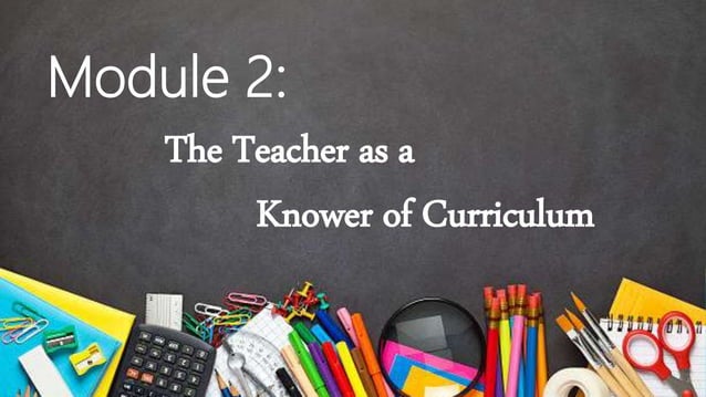 Curricularist as a Knower | PPTX