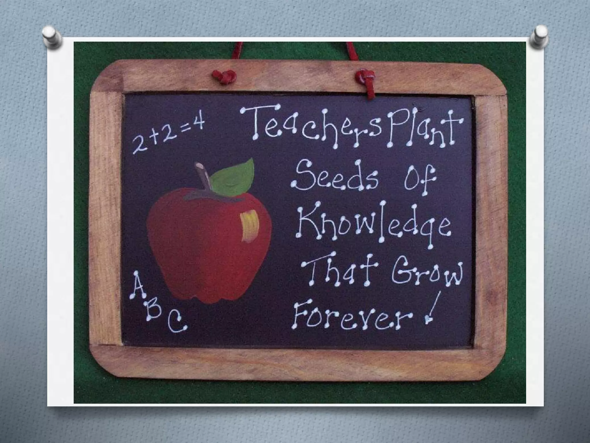 The teacher as a role model | PPTX