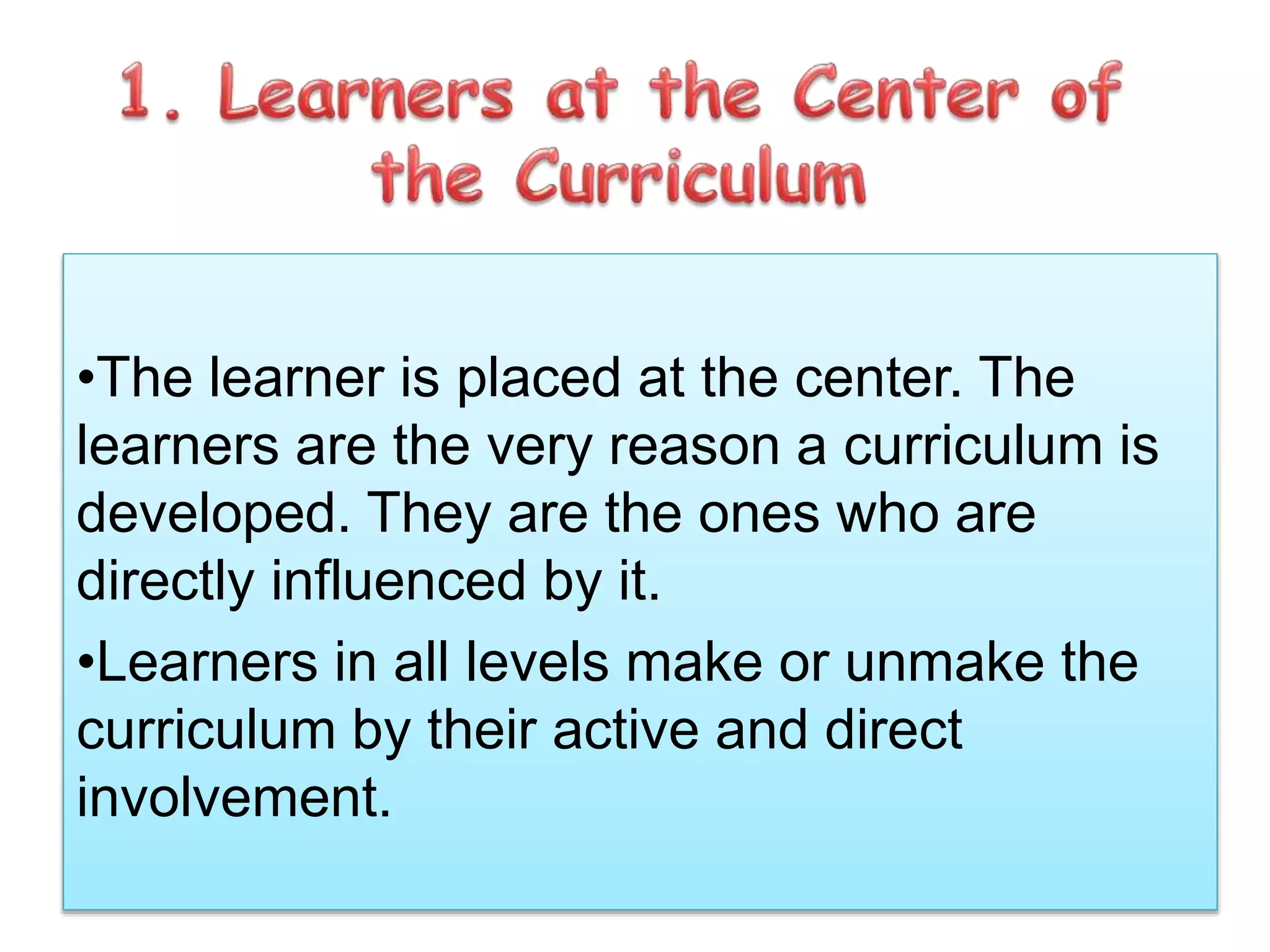 The teacher as curriculum | PPTX