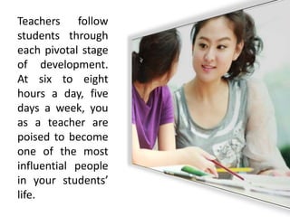 The teacher as model | PPTX