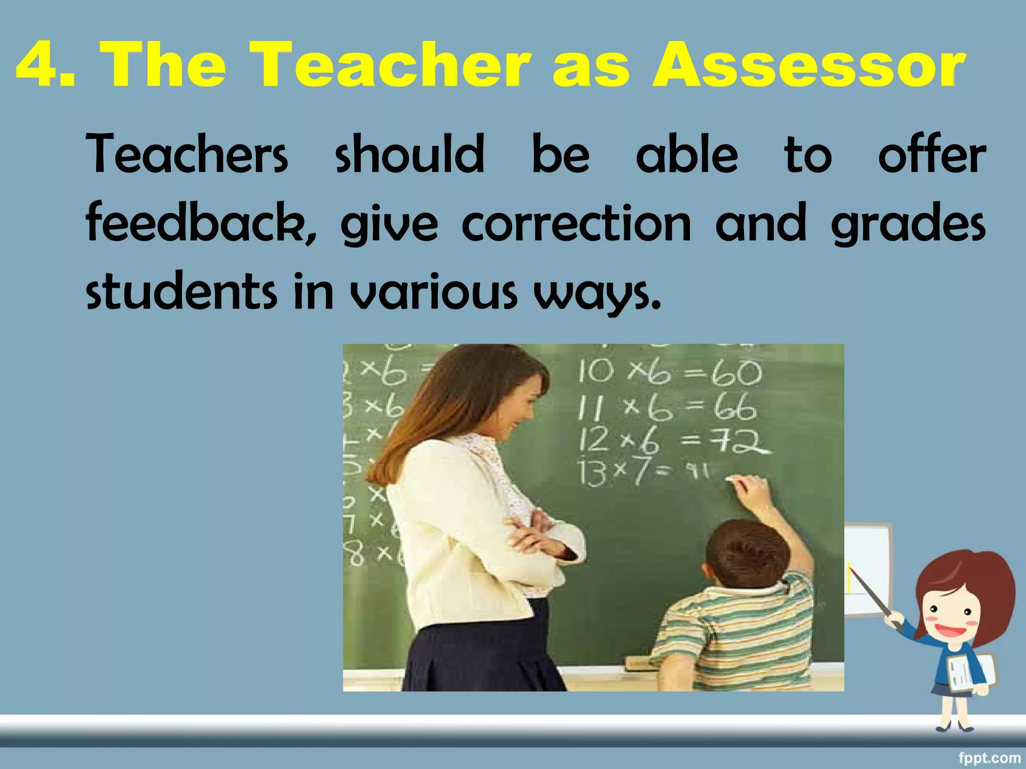 The teacher role and expectation | PPT